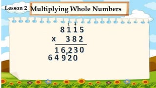 Chapter 2 _Lesson5 _Math 4_W5Q2_Multiplying Large Numbers.pptx | Free ...