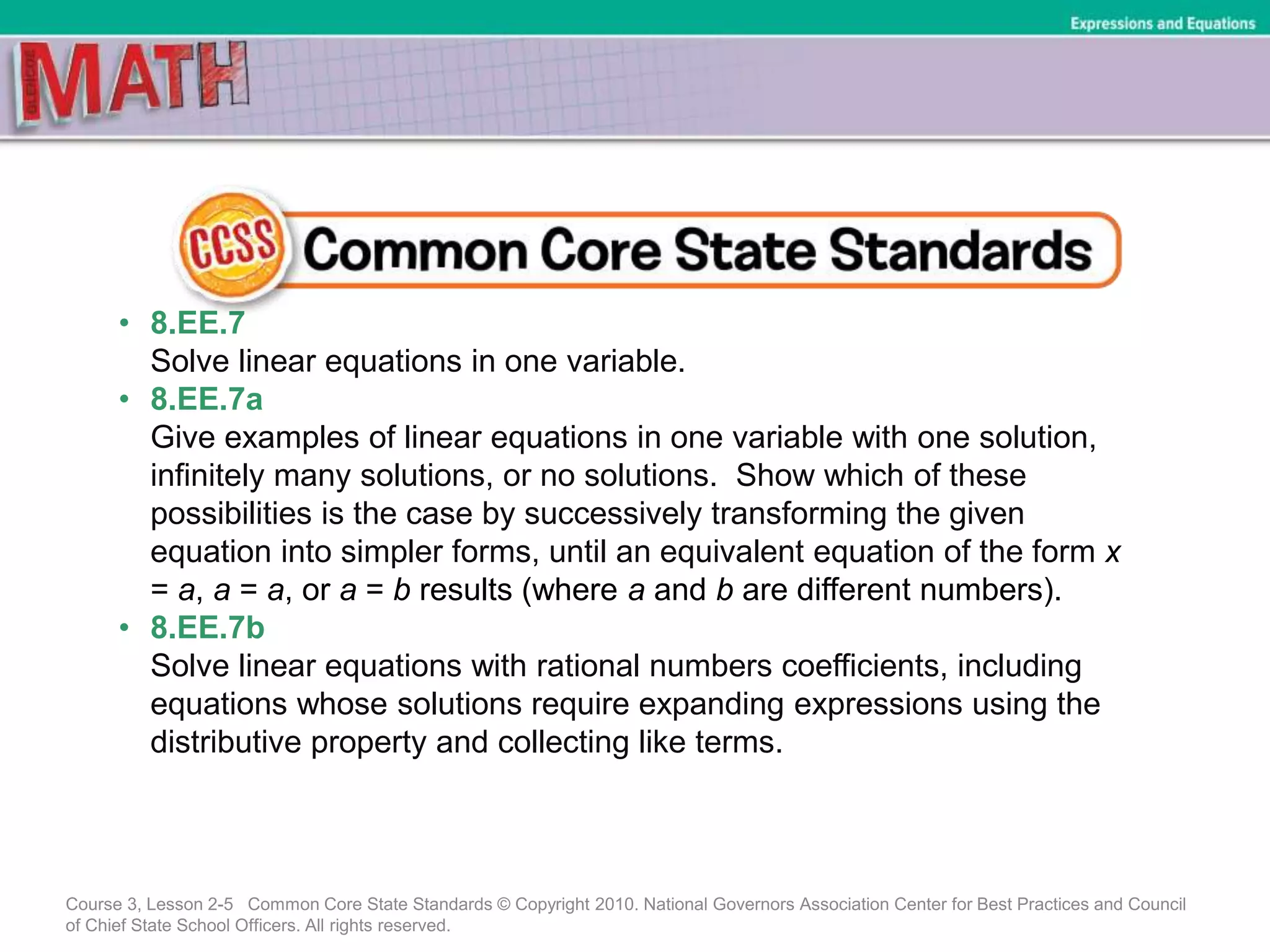 (8) Lesson 2.5 - Solve Multi-Step Equations | PPTX