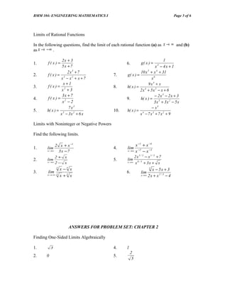 Chapter 2(limits) | DOC