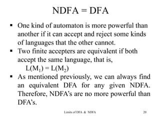 Chapter 2 limits of DFA NDFA.ppt