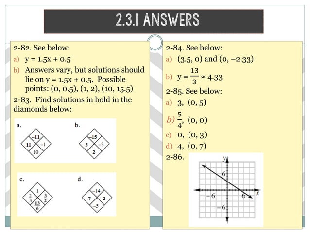 Chapter 2 Linear Functions | PPT