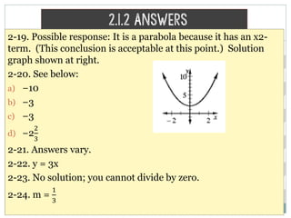 Chapter 2 Linear Functions | PPT