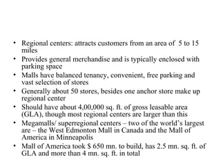 Chapter 2 mall management | PPT
