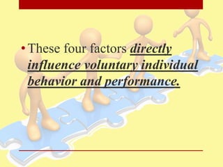 Human Behavior in Organization, MARS Model | PPTX