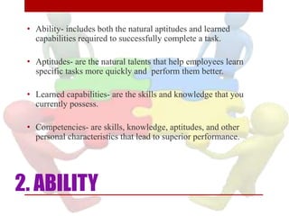 Human Behavior in Organization, MARS Model | PPTX