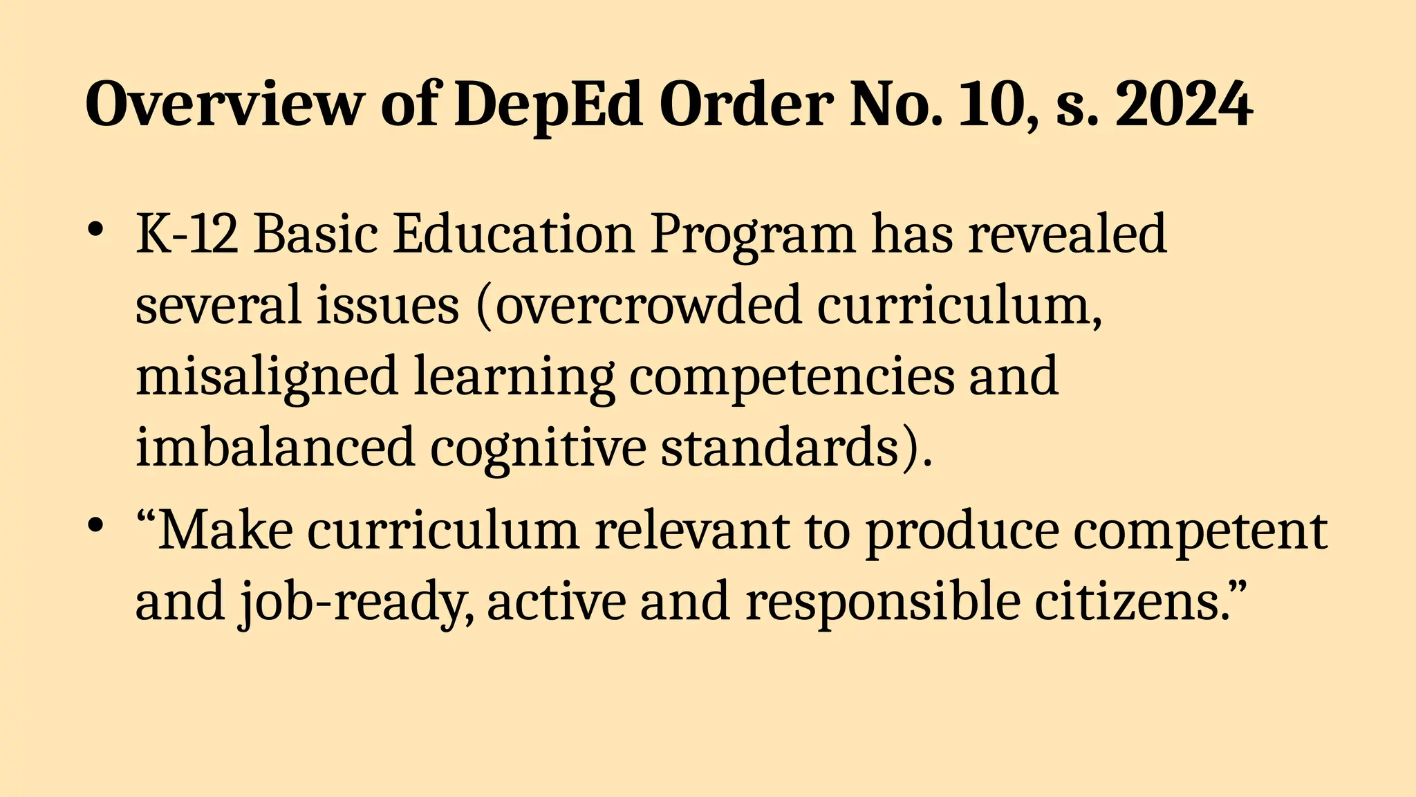 MATATAG Curriculum Framework for Social Studies | PPTX