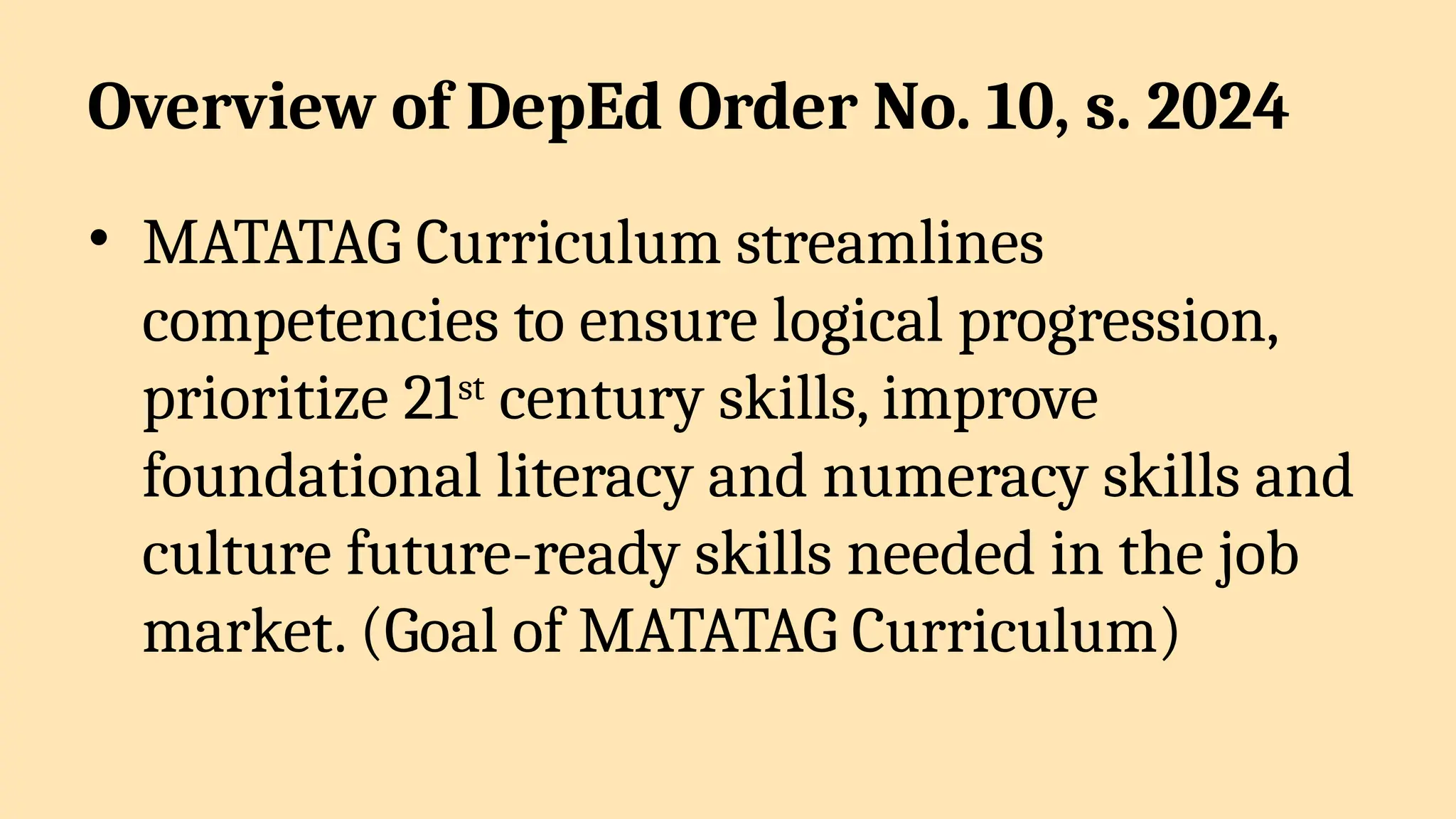 MATATAG Curriculum Framework for Social Studies | PPTX