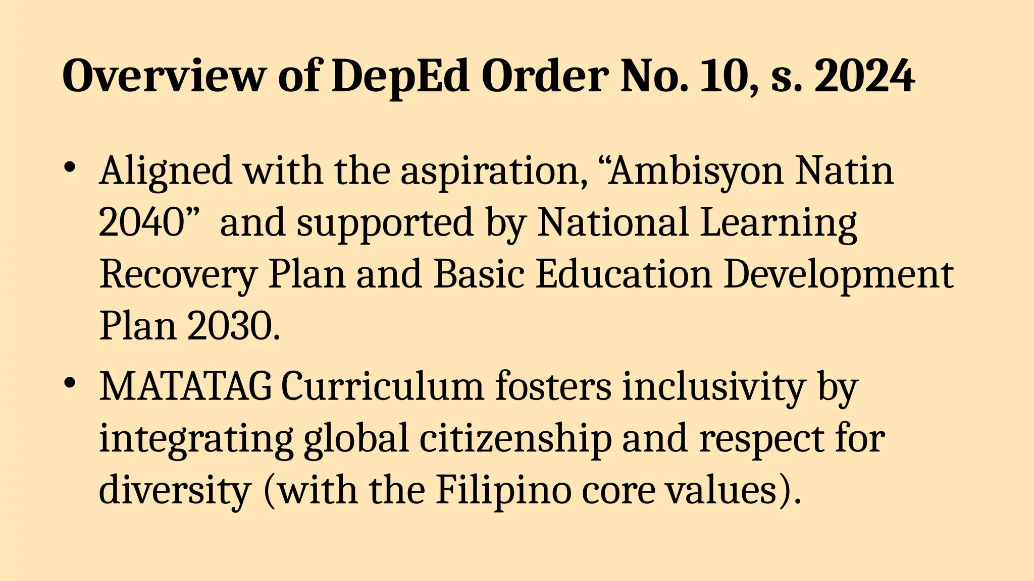 MATATAG Curriculum Framework for Social Studies | PPTX