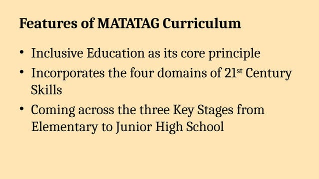 MATATAG Curriculum Framework for Social Studies | PPTX