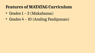 MATATAG Curriculum Framework for Social Studies | PPTX