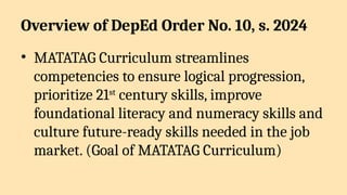 MATATAG Curriculum Framework for Social Studies | PPTX