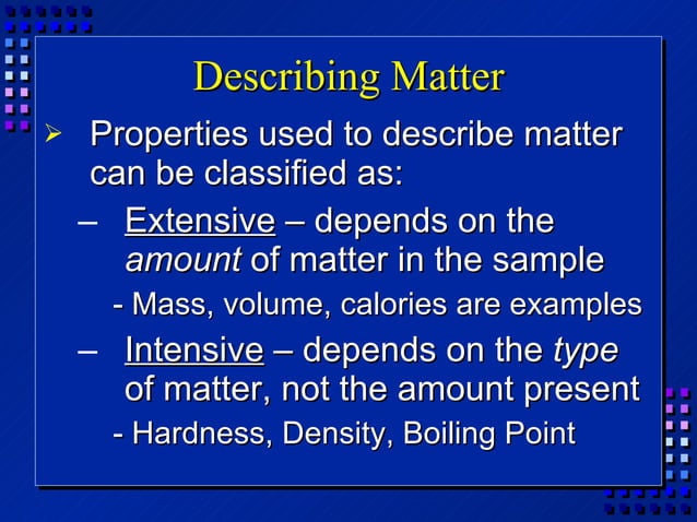 Chapter 2 matter and change | PPT