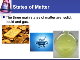 Chapter 2 matter and change | PPT