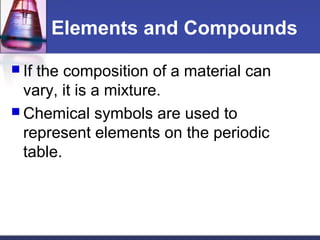 Chapter 2 matter and change | PPT | Chemistry | Science