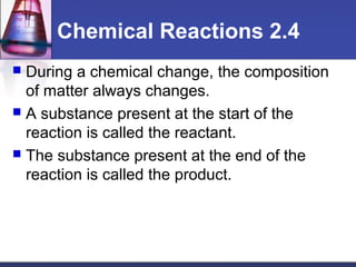 Chapter 2 matter and change | PPT | Chemistry | Science