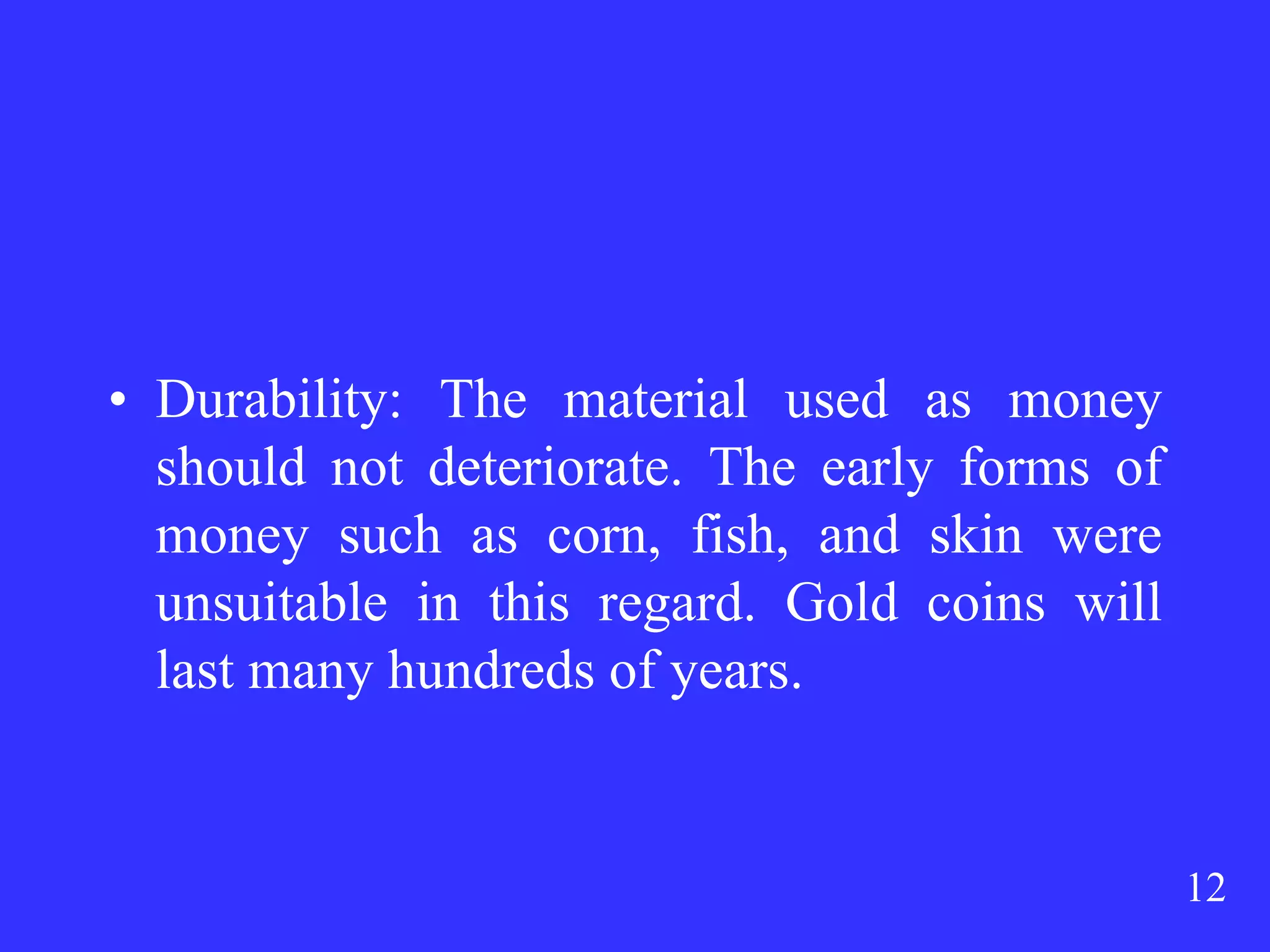 The role of money in the Macro Economy | PPT