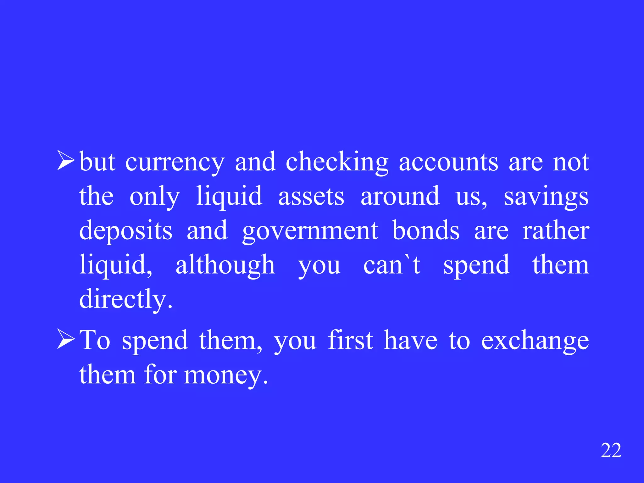 The role of money in the Macro Economy | PPT