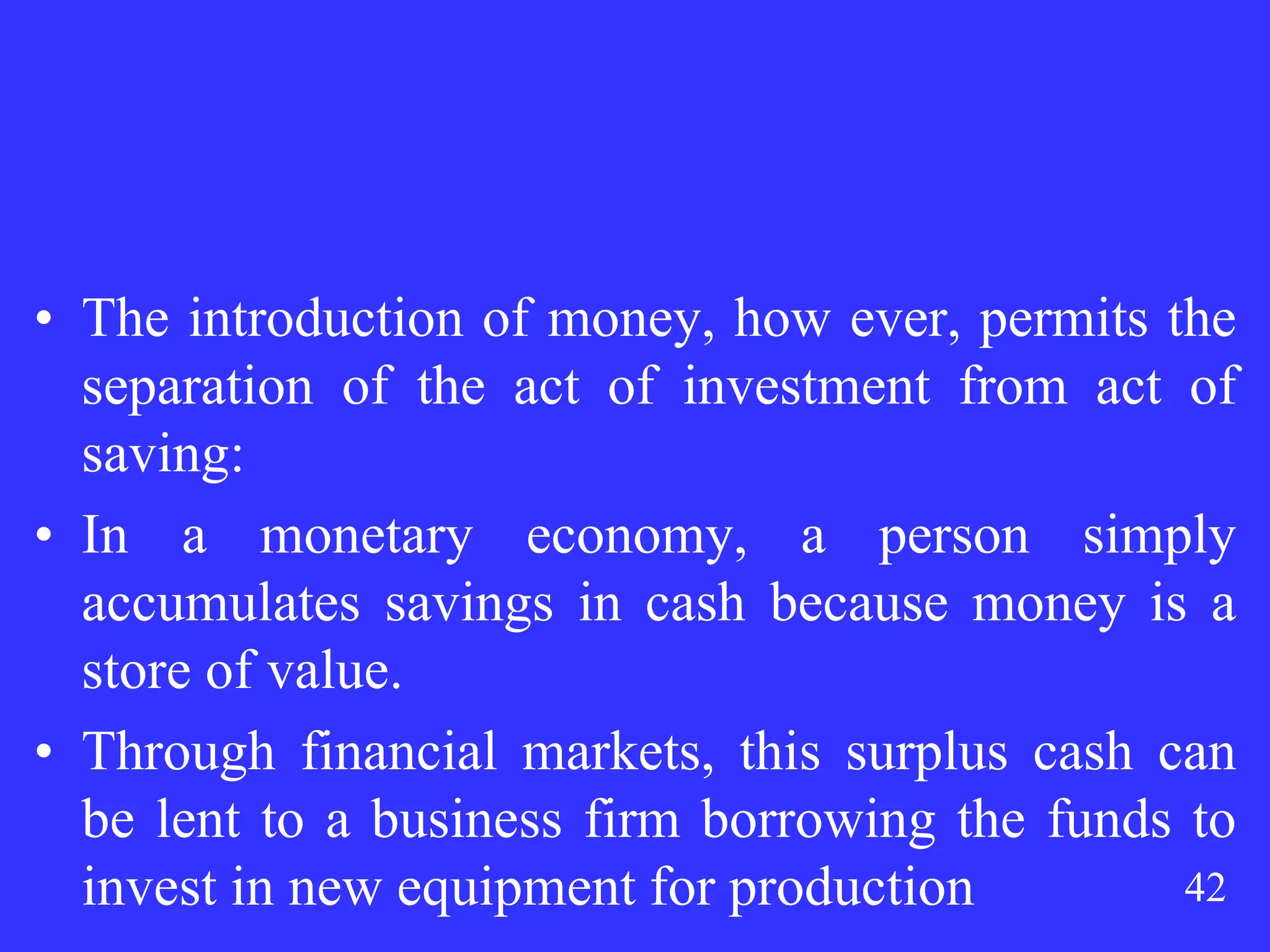 The role of money in the Macro Economy | PPT | Currencies | Economy