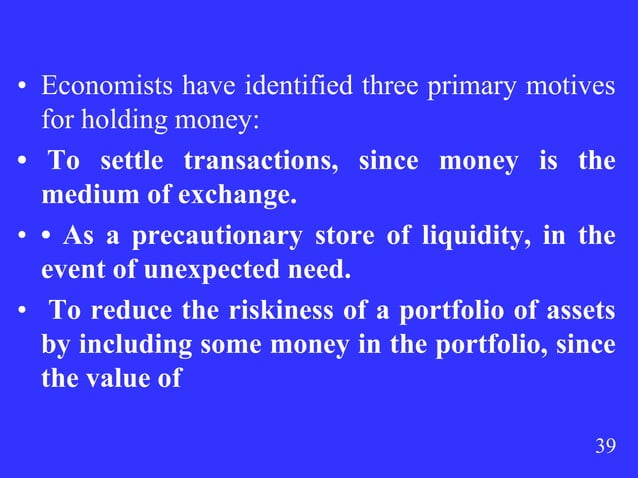 The role of money in the Macro Economy | PPT | Currencies | Economy