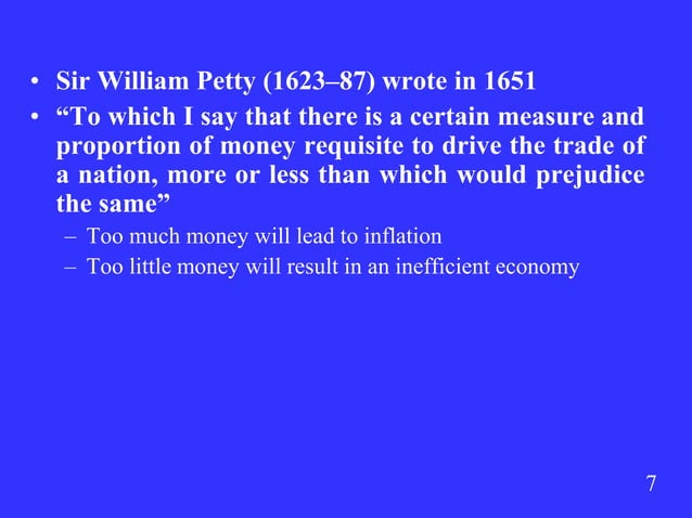 The role of money in the Macro Economy | PPT | Currencies | Economy