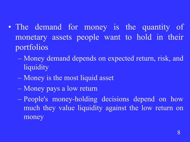 The role of money in the Macro Economy | PPT | Currencies | Economy