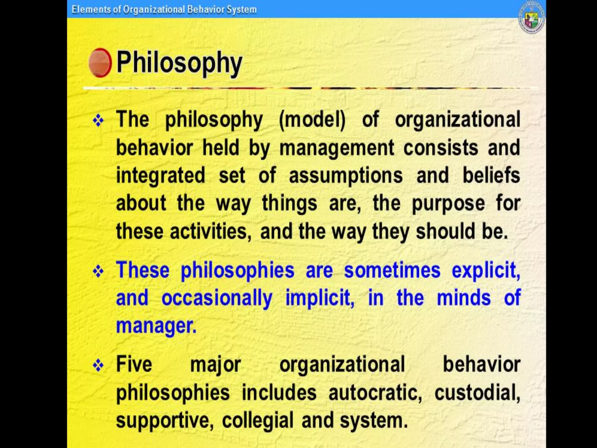 Chapter 2 models of organizational behavior | PPT