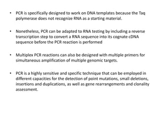 Chapter 2 molecular methods in cancer | PPTX