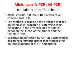 Chapter 2 molecular methods in cancer | PPTX
