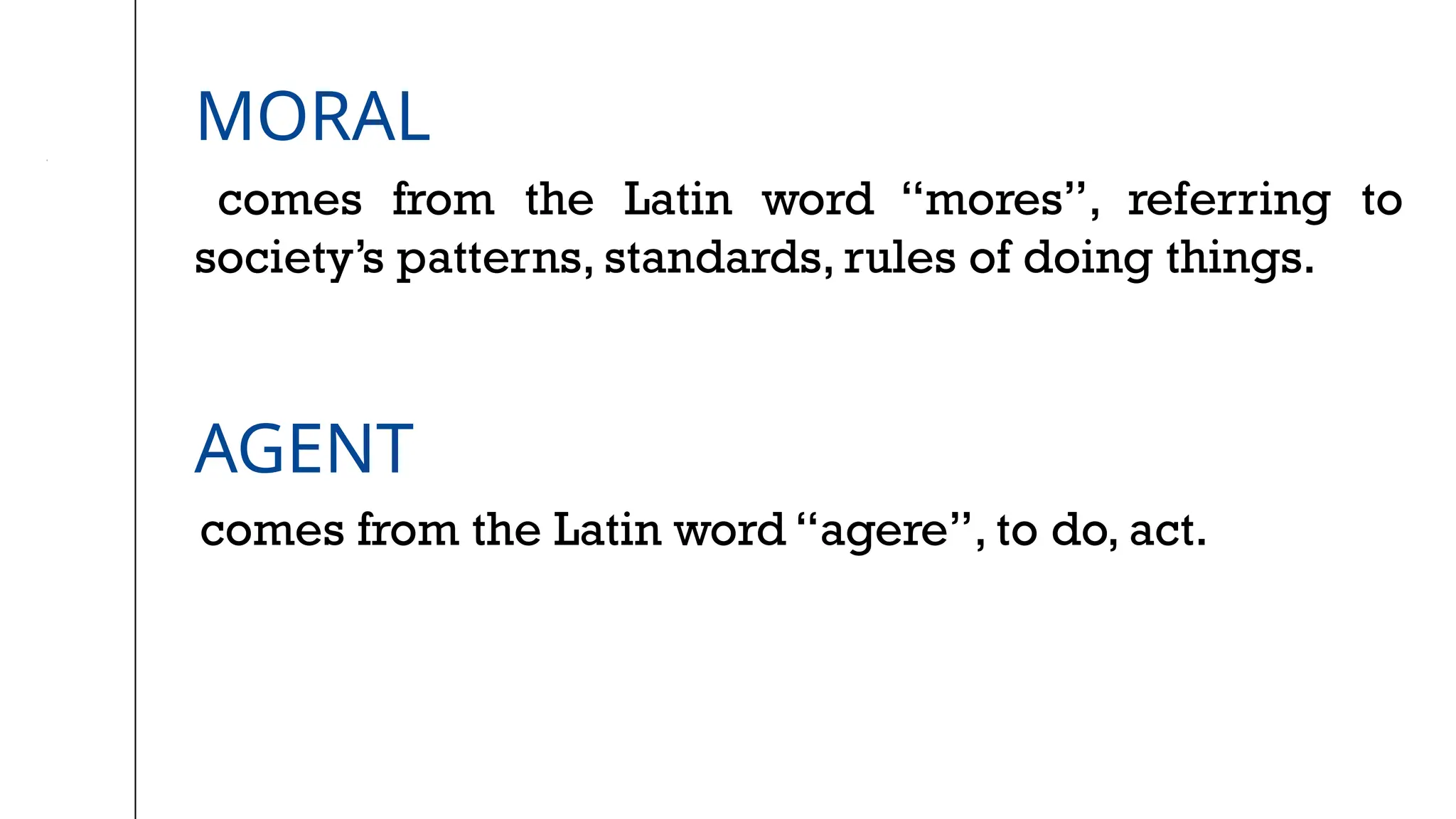 Ethics- Chapter 2 moral agent of morality | PPTX
