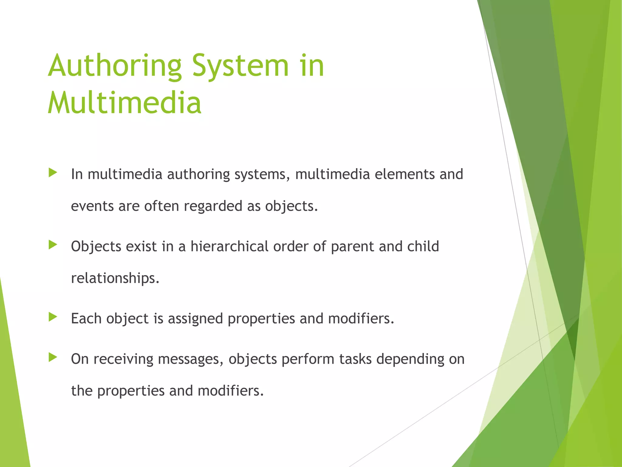 Chapter 2 multimedia authoring and tools | PPT