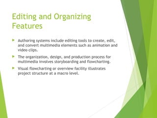 Chapter 2 multimedia authoring and tools | PPT