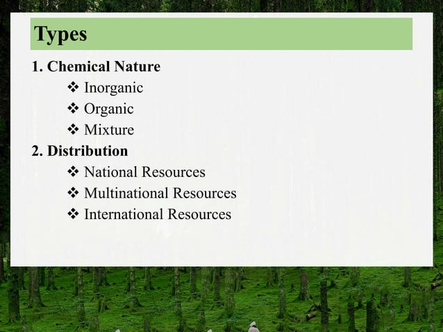 Chapter 2 Natural Resourses......................ppt