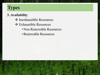 Chapter 2 Natural Resourses......................ppt
