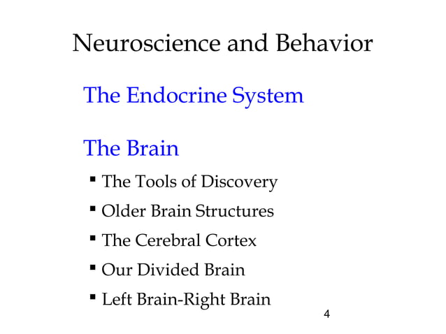 Chapter 2 (neuroscience and behavior)