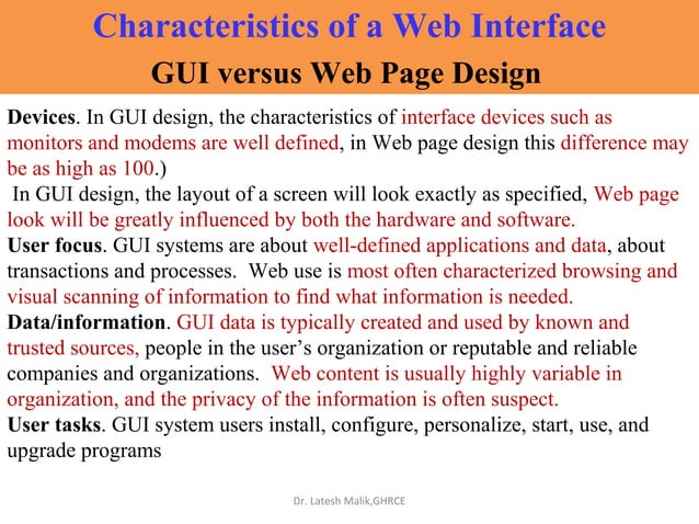 User Interface Design Chapter 2 Galiz | PPT