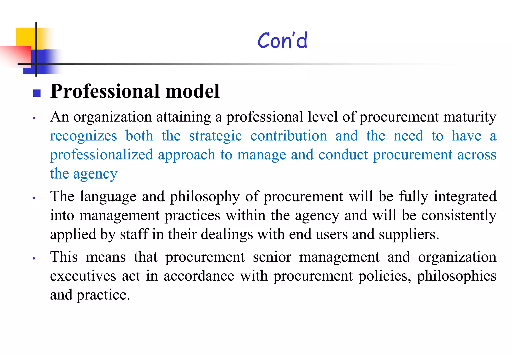 Chapter 2 procurment process | PPTX