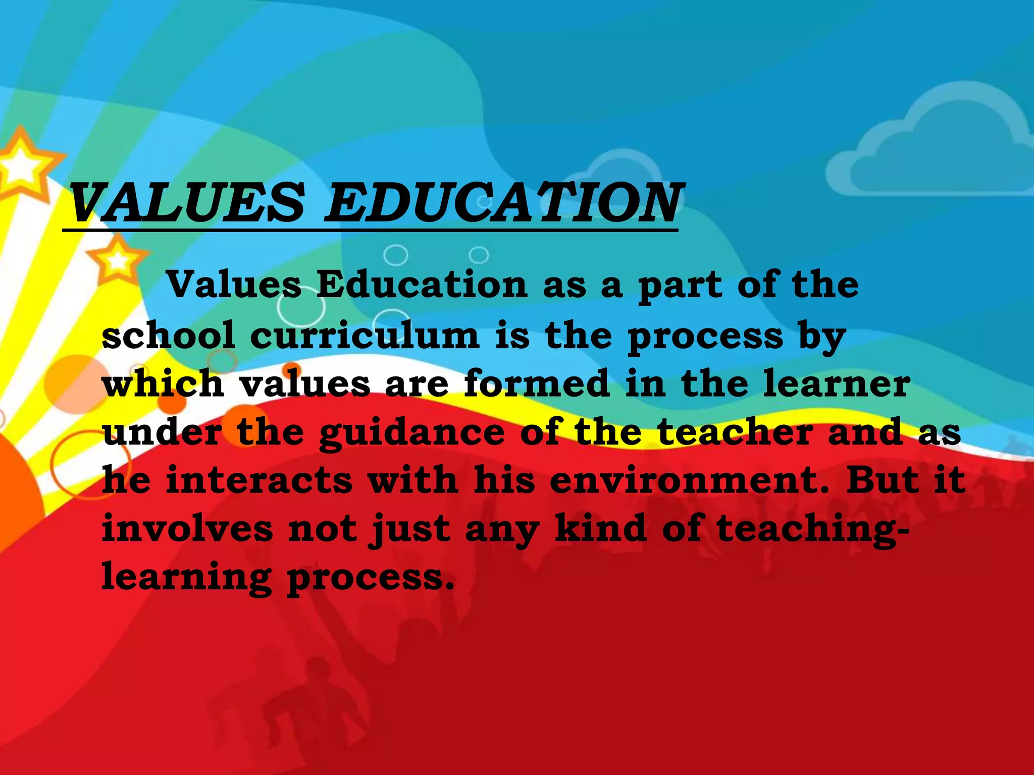 The DECS Values Education Framework | PPTX