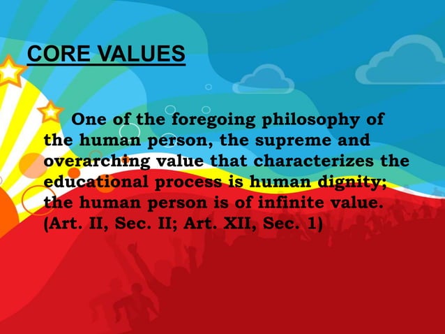 The DECS Values Education Framework | PPTX | Education