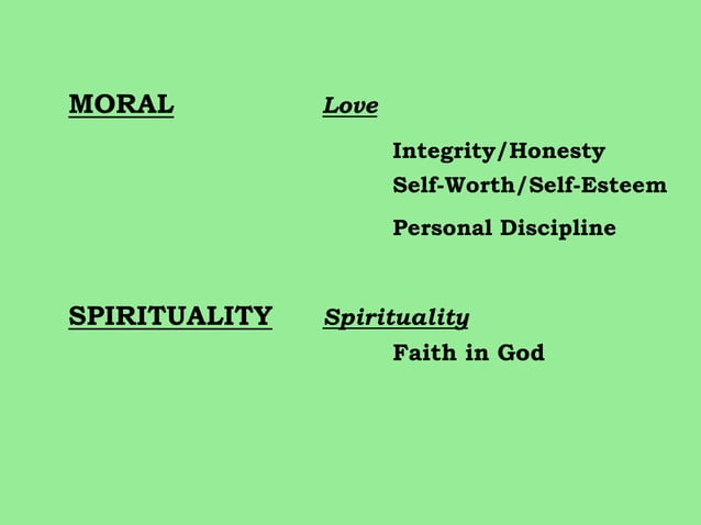 The DECS Values Education Framework | PPTX | Education