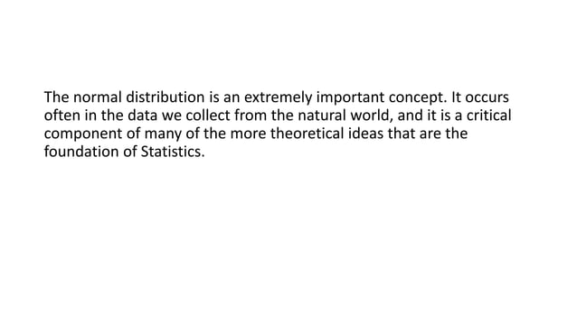 Chapter 2 normal distribution grade 11 ppt | PPTX | Physics | Science