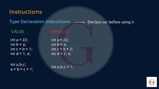 Chapter 2 - Instructions & Operators | PPT