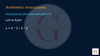Chapter 2 - Instructions & Operators | PPT