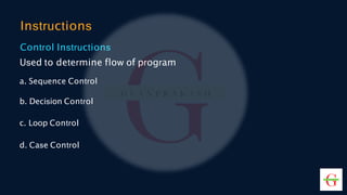 Chapter 2 - Instructions & Operators | PPT