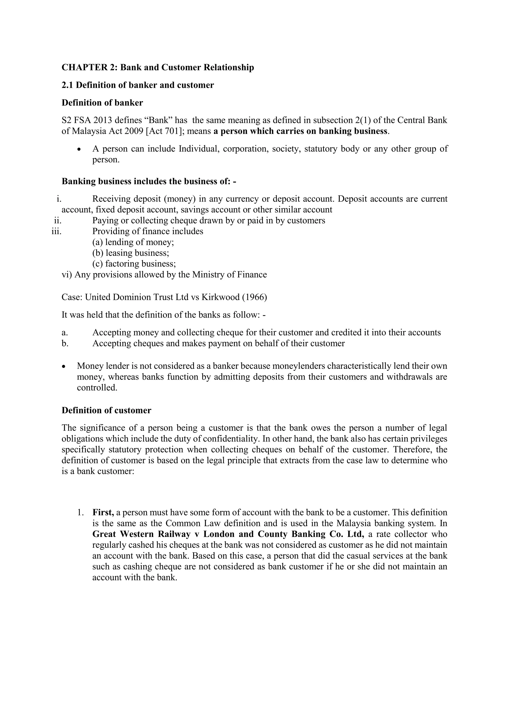 CHAPTER 2 notes FIN370 commercial bank operations and digital banking .docx
