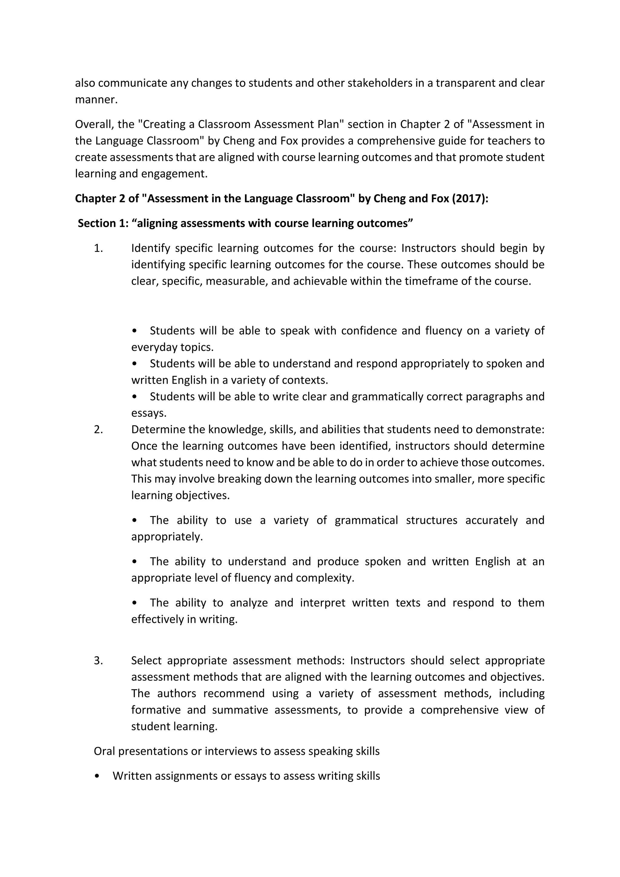 Chapter 2 of - Assessment in the Language Classroom- by Cheng and Fox (2017).docx