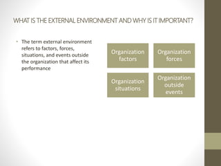 Chapter 2 : Management And Organizational Environment | PPTX