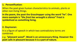 Chapter 2 On The Grasshopper and the Cricket.pptx