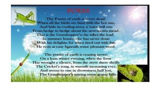 Chapter 2 On The Grasshopper and the Cricket.pptx