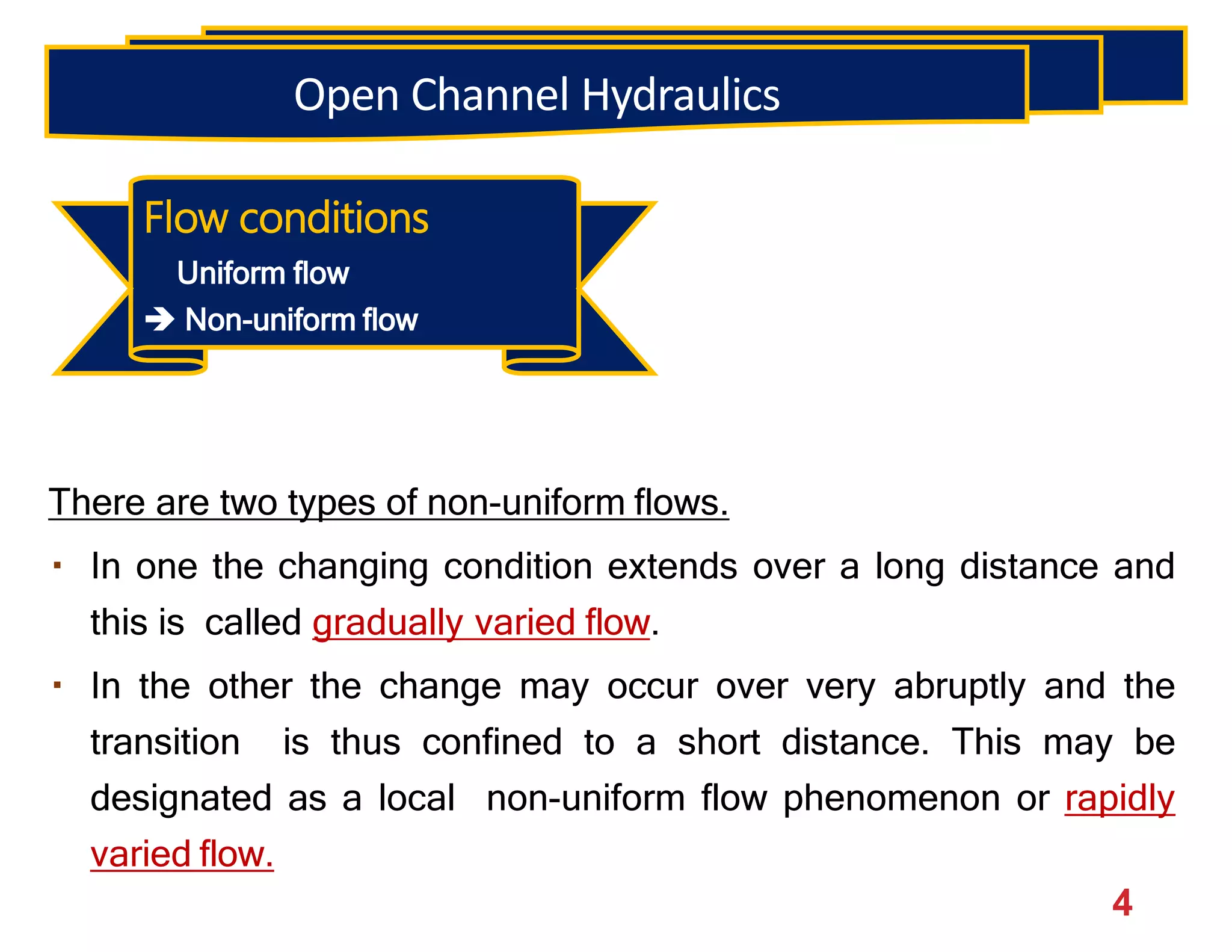 Open channel Flow | PPTX