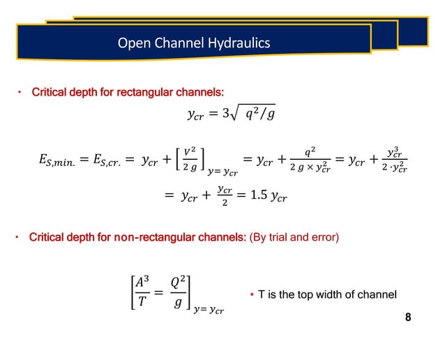Open channel Flow | PPTX